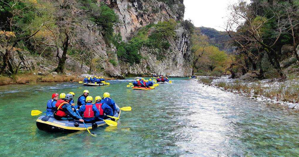 Rafting στον Εύηνο Ποταμό - Abbey Resort